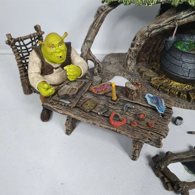 RARE 2001 MCFARLANE Toys Dreamworks Shrek - Swamp House - Action Figure ...