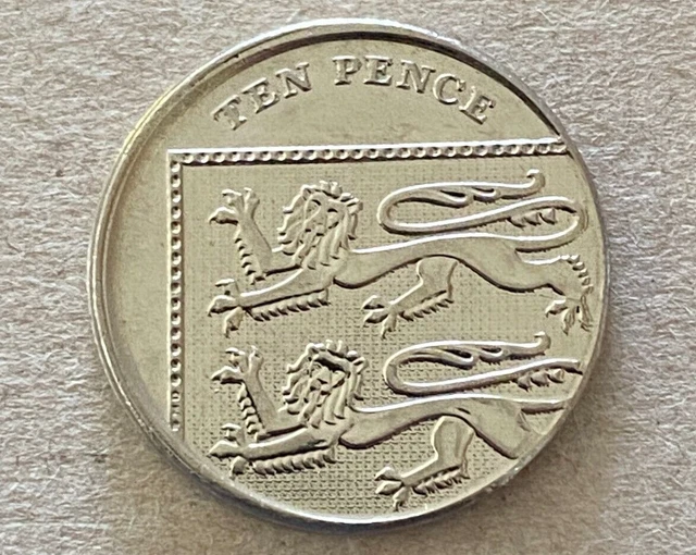 ROYAL MINT ERROR 2017 Broadstrike Collar Error 10p Ten Pence Coin Mis ...