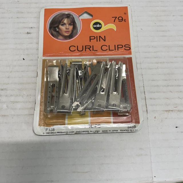 1950 SOLO PIN Curl Clips Vintage Beauty NOS 18 Count $21.95 - PicClick