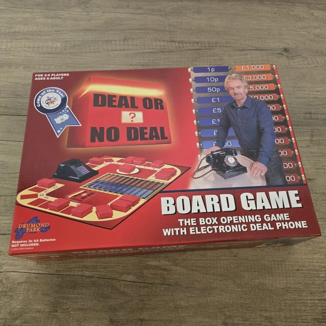 DEAL OR NO Deal Electronic Board Game Contents New Sealed £29.99 ...