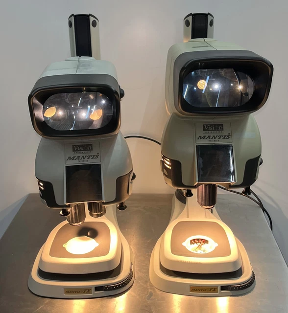 VISION ENGINEERING MANTIS ® MICROSCOPE w/ STAND PARTS/REPAIR 1 LOT OF 2 ...