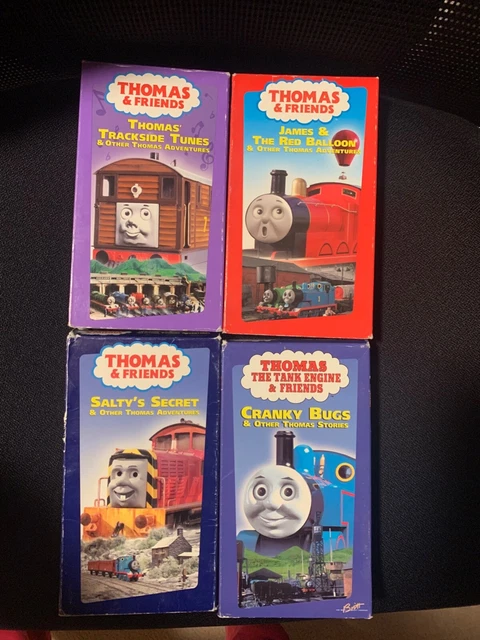 THOMAS & AND Friends VHS Lot X4 Salty's Secret,James&Red Ballon,Cranky ...