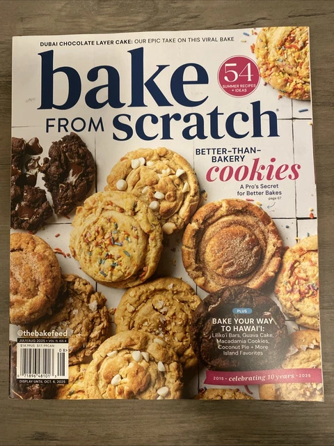 BAKE FROM SCRATCH Magazine - July/Aug 2025 - Brand New $12.99 - PicClick CA