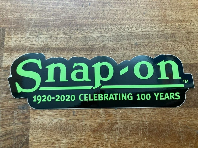 SNAP-ON TOOLS RETRO Style 100 Years Green Tool Box Sticker Decal 7in ...