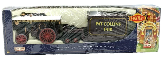 SHOWMANS PAT COLLINS Fair Burrell Steam Locomotive & Trailer Diecast ...
