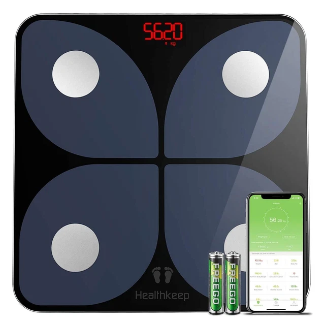 BODY FAT SCALE Body Scale Person Scale Bluetooth App Body Analysis ...