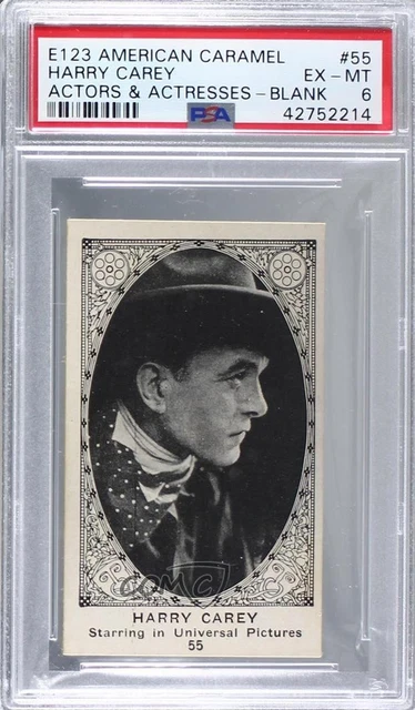 1921 AMERICAN CARAMEL Movie Actors and Actresses E123 Blank Back Harry ...