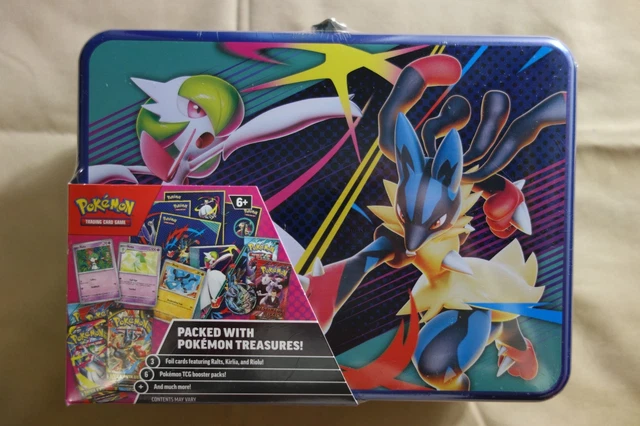 POKÉMON TCG COLLECTOR Chest "2025 Mega Lucario Treasure Chest Tin" 10 ...