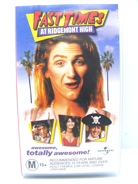 FAST TIMES AT Ridgemont High (VHS, 1999) Vintage Video Tape Comedy ...