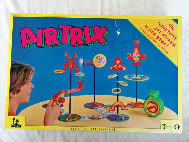 AIR TRIX BOARD Game Toy Island FULLY WORKING vintage Original Box 80s ...