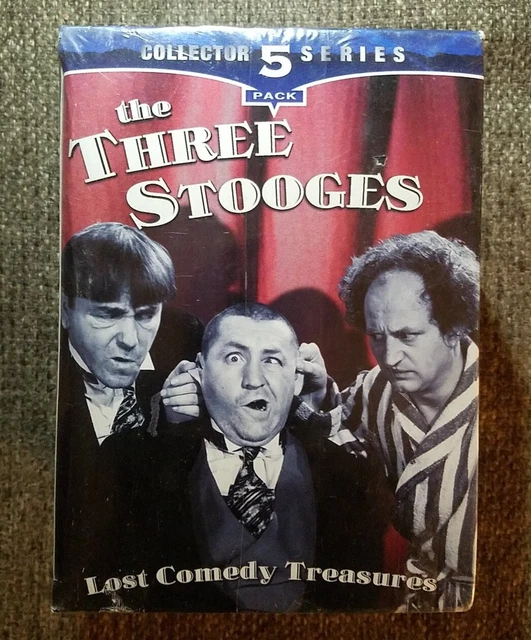 THE THREE STOOGES Collector Series 5 Pack VHS Tapes Lost Comedy ...