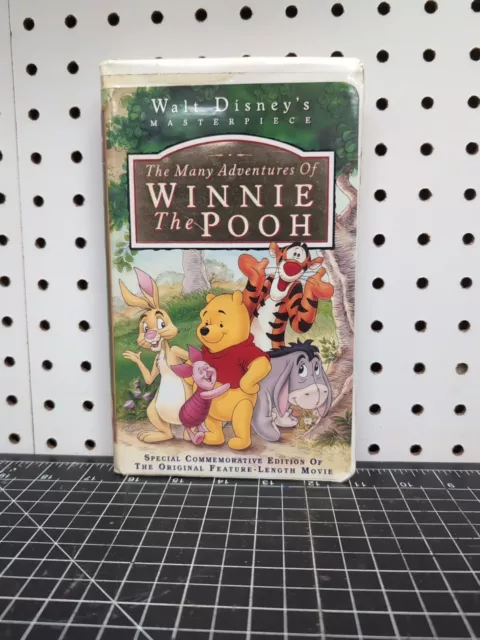 The Many Adventures Of Winnie The Pooh Masterpiece Edition Vhs 1996