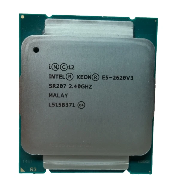 LOTE DE 2 Intel Xeon E5-2620 v3 2.4GHZ 8 Gt / S LGA 2011-3 Procesador ...