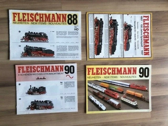 MODELLEISENBAHN KONVOLUT FLEISCHMANN Neuheiten 87,88 und 90 EUR 3,00 ...