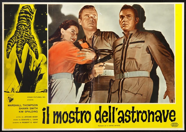 CINEMA-FOTOBUSTA IL MOSTRO DELL'ASTRONAVE m. thompson, s. smith, E. L ...