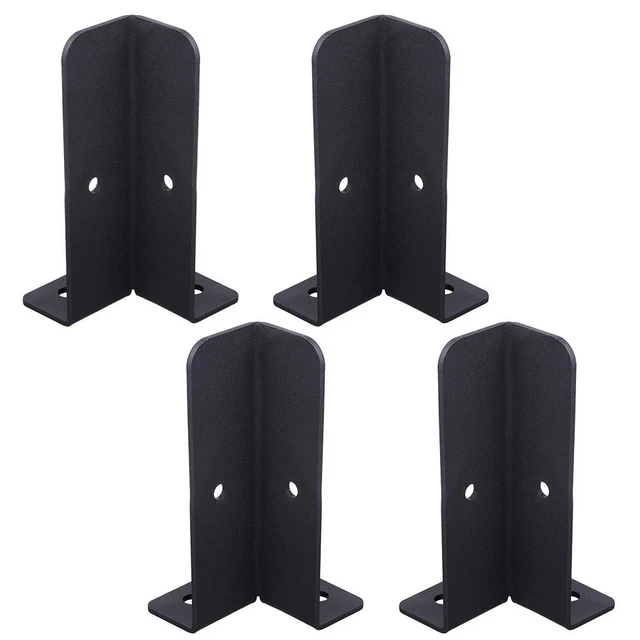 STURDY AND ADJUSTABLE Deck Post Anchor Base Brackets for Wooden Columns ...