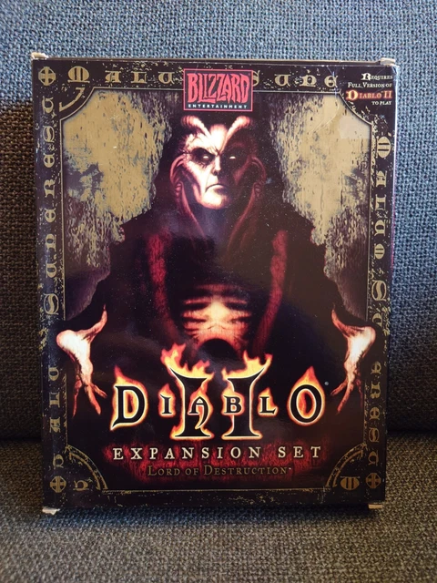 DIABLO II EXPANSION Lord Of Destruction Still Sealed! Blizzard 2001 PC ...