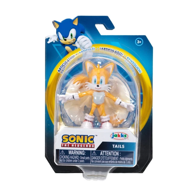 SONIC THE HEDGEHOG 2.5" Action Figure - Tails Flying - Jakks Wave 3 ...