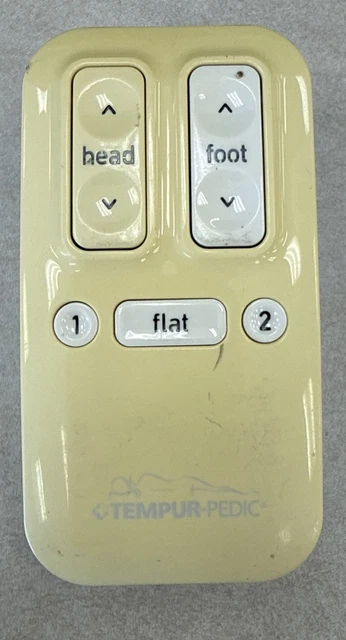 TEMPUR-PEDIC ERGO PLUS TEB-100-R Wireless Adjustable Bed Remote Control ...