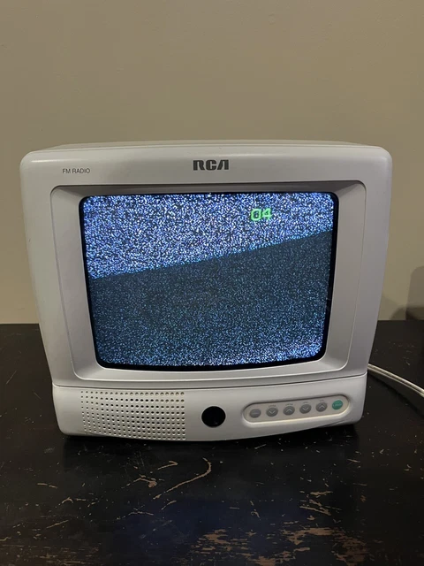 VINTAGE RCA CRT 9" Inch TV Model E09310WH Tested Television No Remote ...