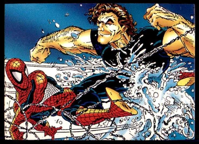 1992 COMIC IMAGES Spider-Man Marvel 30Th Anniversary Hydro-Man #63 $1. ...