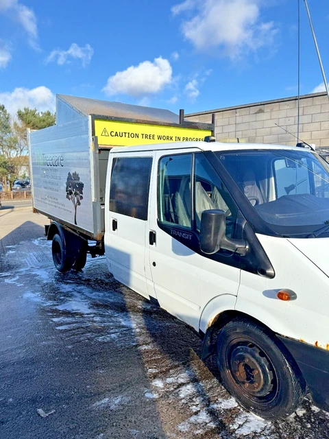 ARBORIST & TREE surgeon van - ford transit tipper crew cab mk7 £3,000. ...