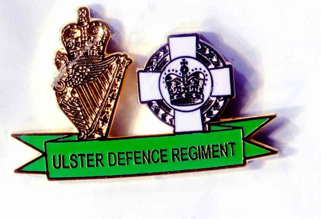 (205) ULSTER DEFENCE regiment conspicuous gallantry cross enamel badge ...