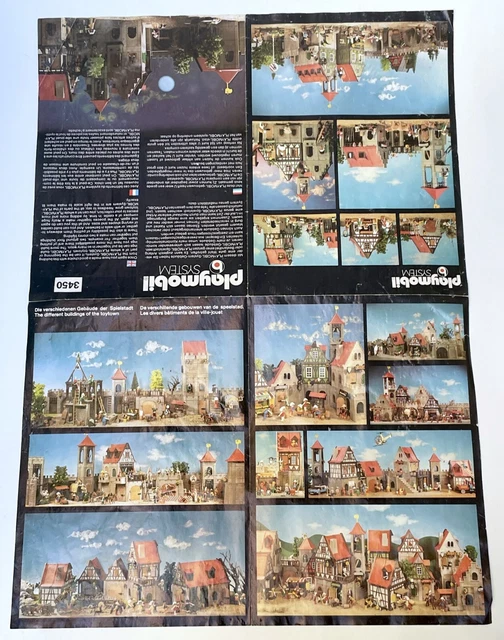 PLAYMOBIL 3450 V3 1987 château médiéval complet en bon état avec boîte + notice EUR 280,00 ...