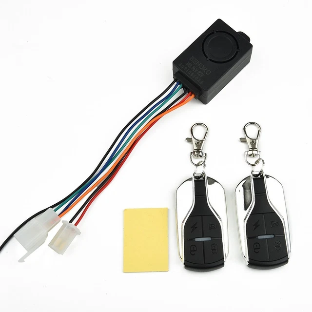 DUSTPROOF CONTROL BOX Dual Remote Control 36V-72V Anti-theft Remote ...
