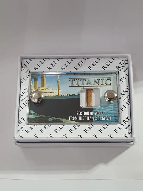 TITANIC 1997 SCREEN-USED Movie Prop wood piece set piece Film prop with ...