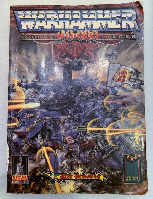 WARHAMMER 40K ROGUE Trader First Edition Rule Book -softcover book 1987 ...