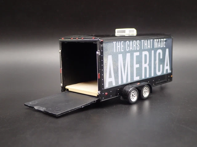 CARS THAT MADE America car Hauler Trailer Opening Door 1:64 Scale ...