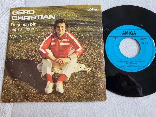 GERD CHRISTIAN - Denn ich bin nie zu Haus 7'' Vinyl Amiga EUR 16,48 ...