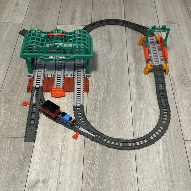KNAPFORD STATION THOMAS & Friends Trackmaster Motorised Train Track Set ...