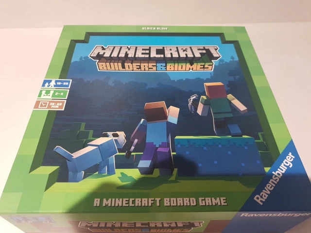 RAVENSBURGER MINECRAFT BUILDERS Biomes Strategy Board Game Excellent ...