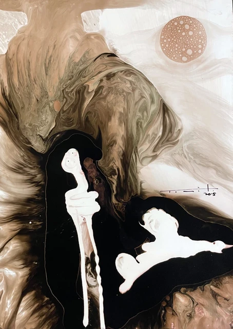 JOSE TONITO ORIGINAL painting.NARRATIVE 18.Unique art.Organic ...