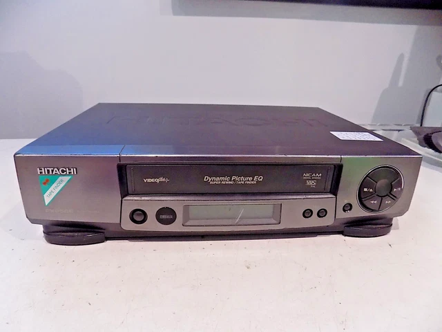 HITACHI VT-FX850E VHS VCR Video Cassette Recorder Black FAULTY Sold as ...