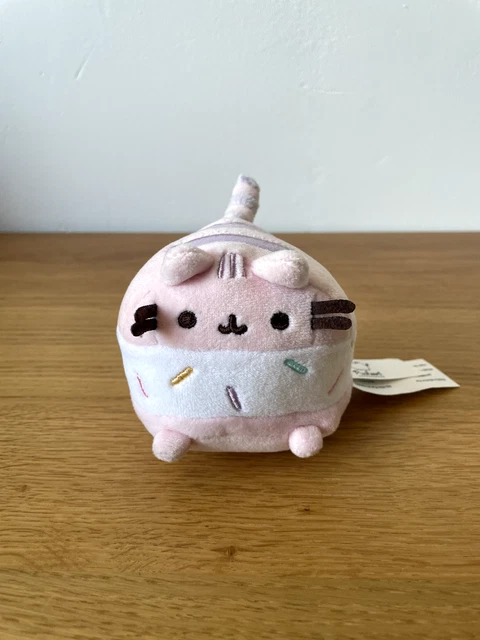 GUND ICE CREAM Sandwich Pusheen Pink Dessert Squishy Plush Stuffed ...