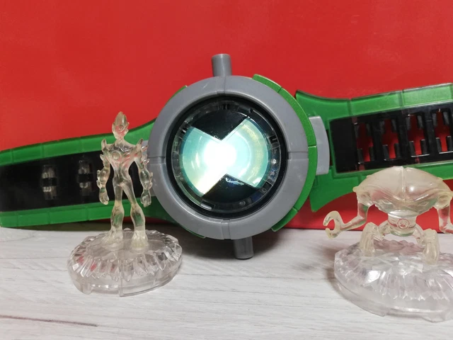 BEN 10 OMNITRIX Cartoon Network Bandai 2008 Original Watch Lights ...