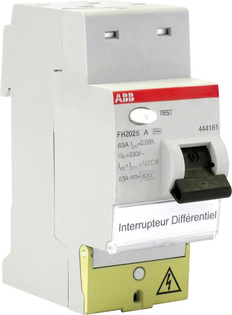 INTERRUPTEUR DIFFÉRENTIEL 63A 30Ma Type A - ABB EUR 96,59 - PicClick FR