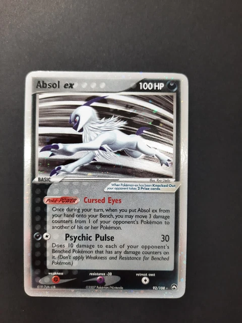 ABSOL EX 92/108 Ex Power Keepers Rare Holo Pokemon Card 2007 Near Mint ...