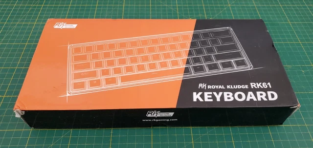 RK ROYAL KLUDGE RK61 QWERTY US keyboard 2,4/BT/Wired Red Switch _0,8_6 ...