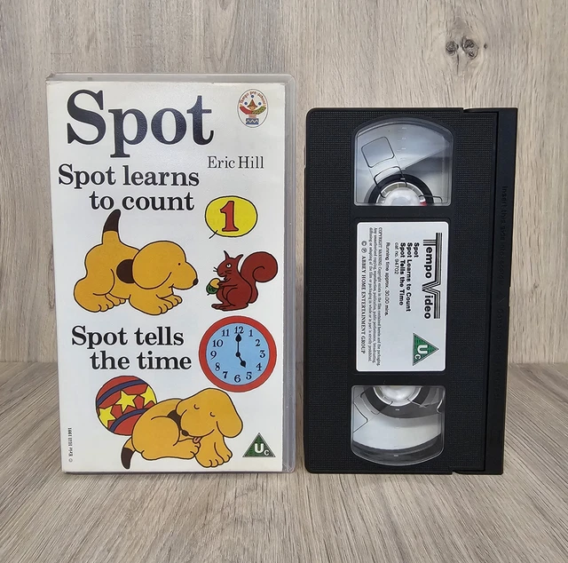 SPOT LEARNS TO Count / Spot Tells The Time Vhs £12.99 - PicClick UK