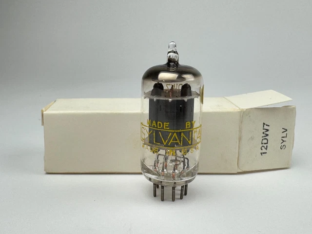 SYLVANIA 12DW7 RÖHRE NOS ähnlich wie 7247 ECC832 Röhrenverstärker ...