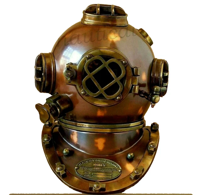 CASQUE DE PLONGÉE US Navy Mark V Deep Sea Divers Antique Scuba SEA Divers Hel... EUR 345,85 ...
