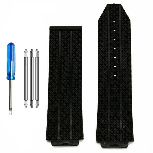 24MM REPLACEMENT SILICONE Rubber Watch Strap for Hublot Big Bang ...