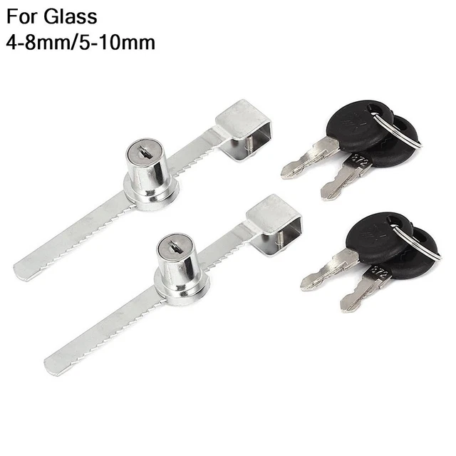 VITRINE VITRINE SERRURE de Porte Coulissante en Verre avec Clé Robuste et Fiabl EUR 9,90 ...