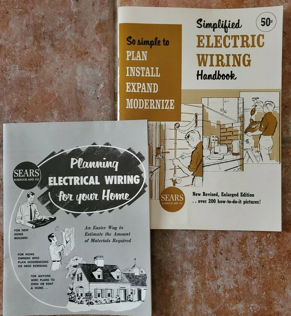 Sears Simplified Electrical Wiring Handbook Vintage Sears Ro Sears Simplified Electrical Wiring Handbook Vintage Sears Ro