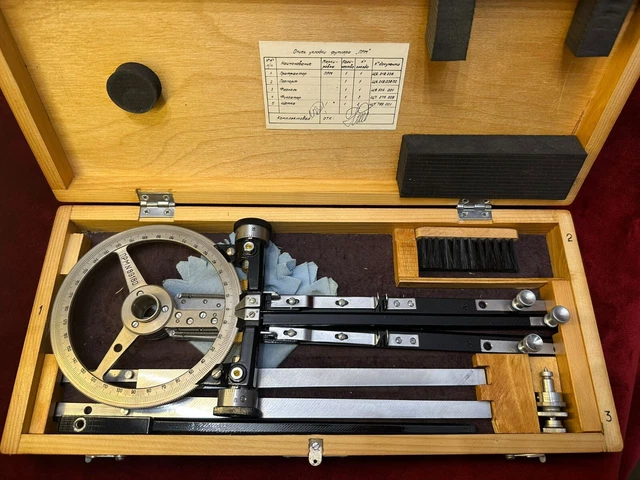 RUSSIAN NAVY PROTRACTOR sextant made in USSR, 1989 $150.00 - PicClick
