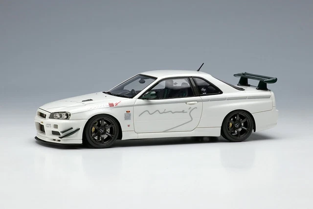 1/43 MINE'S NISSAN Skyline GT-R R34 2021 V-Spec N1 by Makeup Eidolon ...